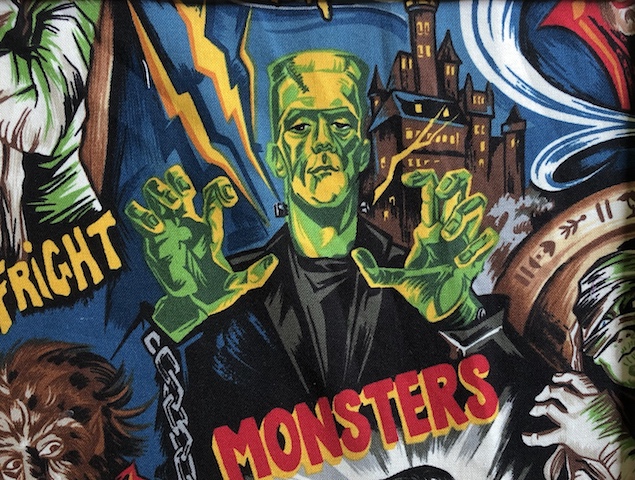 Frankenstein's Monster adjustable face mask for personal use by Zoe's ...