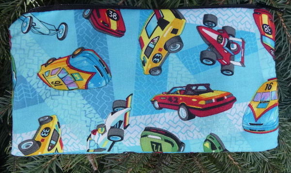 Race car pencil case